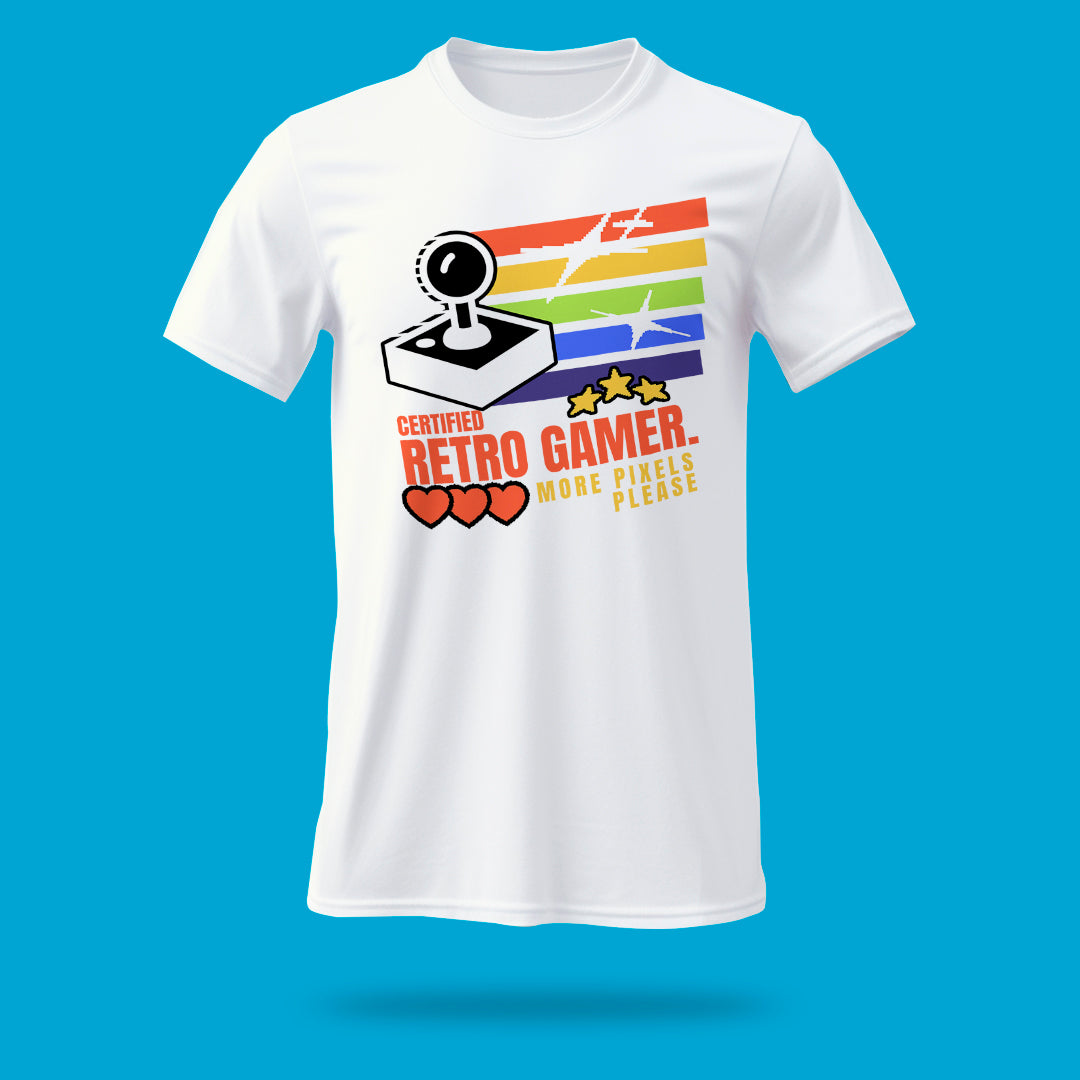 Playera Certified Retro Gamer – Tus Playeras Favoritas